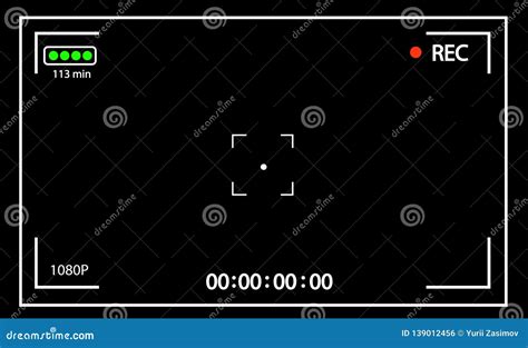 Digital 4k Camera Video Viewfindercamera Rec Interface Viewfinder With Digital Focus And