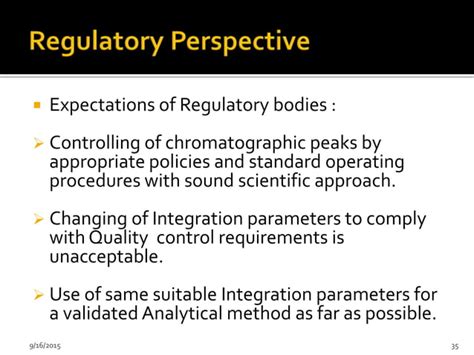 Integration Of Chromatographic Peaks Pptx