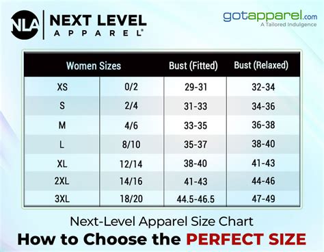 Next Level Apparel Measurement Guide Perfect Fit Every Time