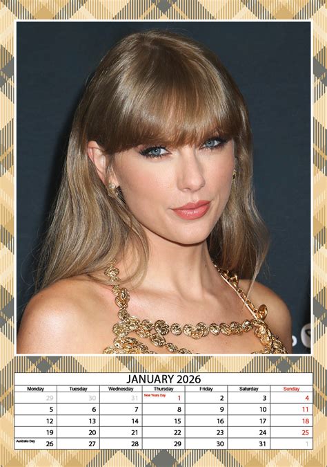 2026 Taylor Swift A3 Wall Calendar