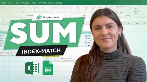 5 Must Know Excel Formulas Sum Index Match Sumif Sumifs Youtube