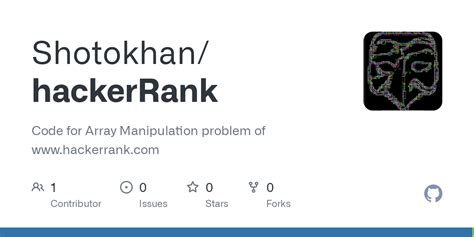 Github Shotokhanhackerrank Code For Array Manipulation Problem Of
