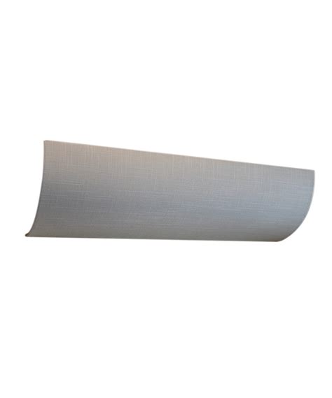 Moderne Vanity Light Cover Refresh Kit 26w White Textured Fabric