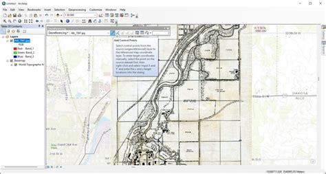 arcmap georeferencing tutorial hacking the humanities 2022f