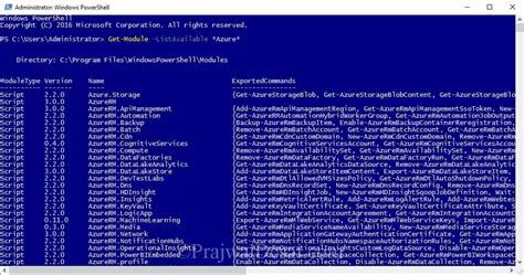 Install Azure Powershell Module In Windows 10
