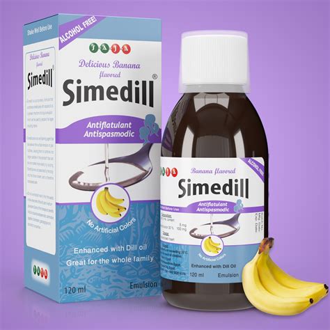 Simedill® Anti Flatulant And Antispasmodic Syrup 120 Ml Familiaty