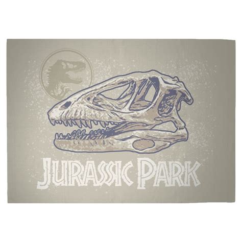 Jurassic Park Fossil Head Woven Rug