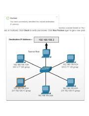 Identifying Unicast And Multicast IP Addresses Explained Course Hero