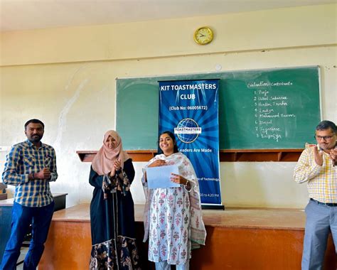 Hazeena Shahul Hameed On Linkedin Kittoastmastersclub Publicspeaking Leadership Humor