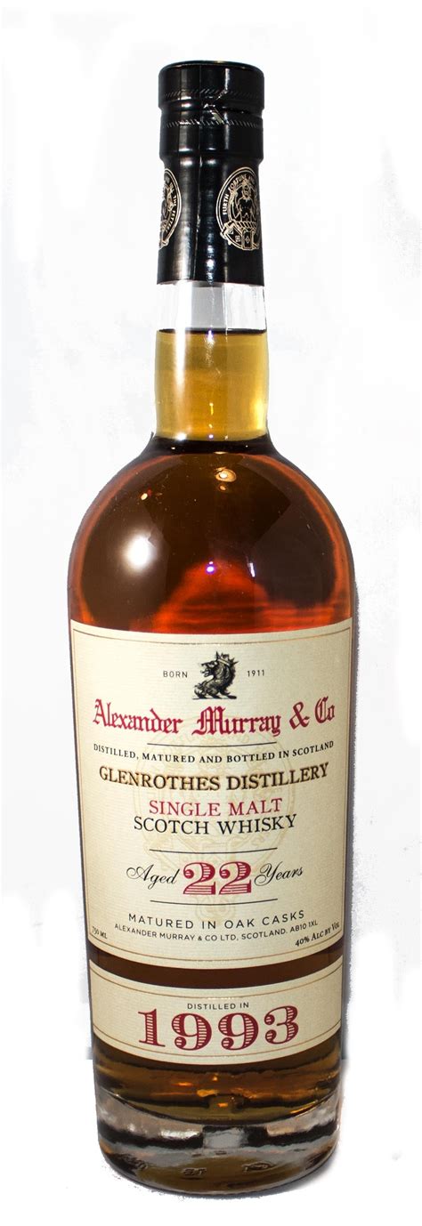 Alexander Murray Scotch Single Malt Glenrothes Distillery 1993 Dis 22yr
