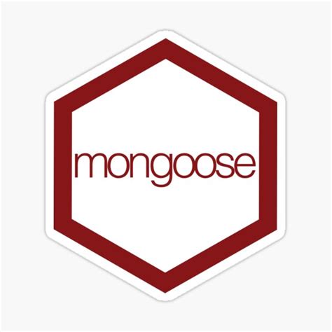Mongoose Mongodb Sticker Sticker For Sale By Blakethedead Redbubble
