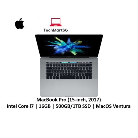 Macbook Pro Inch Intel Core I Gb Gb Tb Ssd Macos Ventura Computers