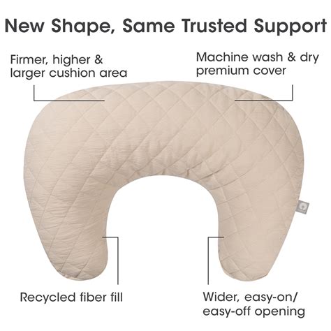New Luxe Boppy Nursing Pillow Premium Breastfeeding Pillow Boppy