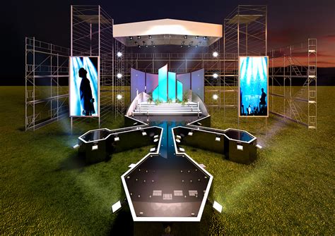 Concert Stage Design On Behance