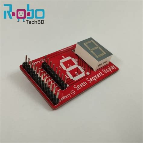 Seven Segment Display Module For Robotics Electronics Projects Robotech BD