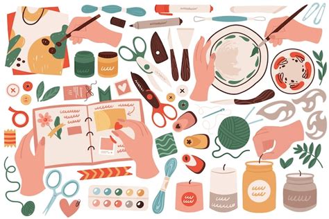 Scrapbook Tools Set Images Free Download On Freepik