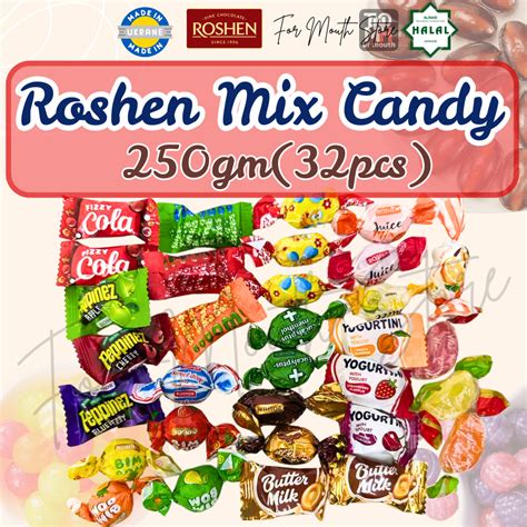 Roshen Candy Gula Gula Campur Gula Gula Viral Crazy Bee Peppinezz Sour