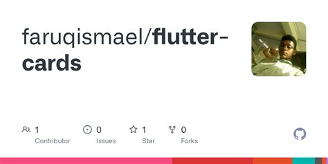 GitHub Faruqismael Flutter Cards