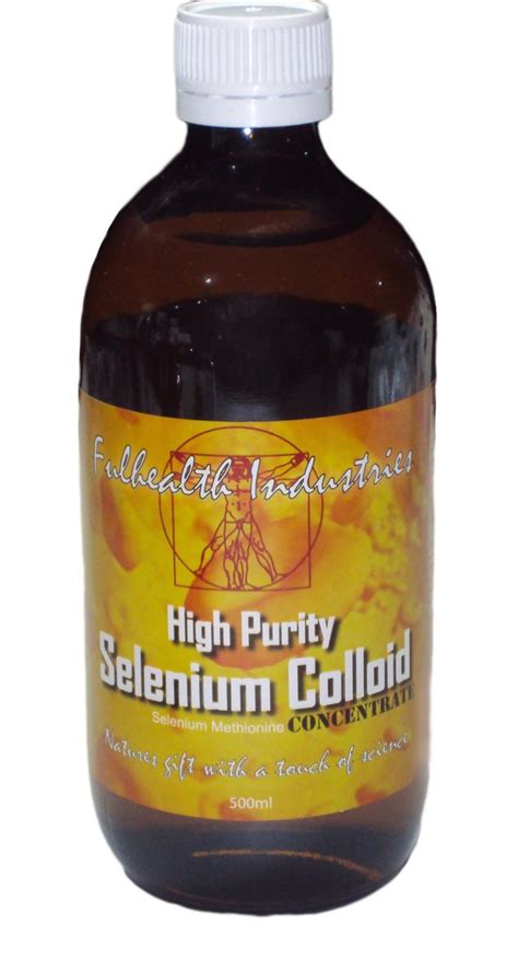 Fulhealth Selenium Colloid Concentrate 500ml High Purity Colloidal Selenium
