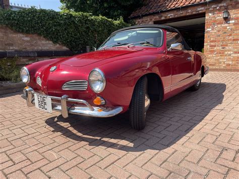 1965 Volkswagen Karmann Ghia Dark Red Manual 4 Speed Left Hand Drive