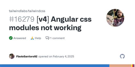 V4 Angular Css Modules Not Working · Tailwindlabs Tailwindcss