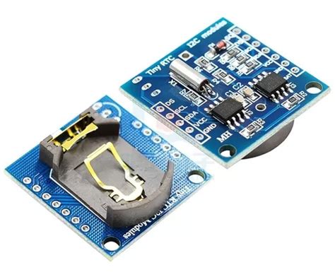 10x Módulo Relógio Rtc Ds1307 I2c Eeprom Serve Para Arduino Frete Grátis