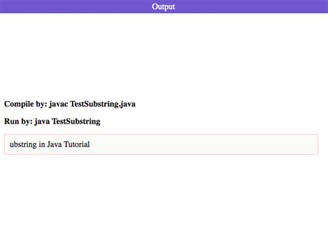 All You Should Know About Substring In Java Simplilearn