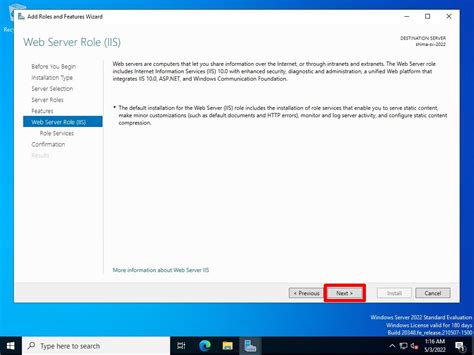 Windows Server 2022：web Server Iis Building Procedure Using Roles And
