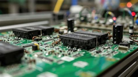 Modern Microprocessor Industry Stock Illustration Illustration Of Processor Manufacturing