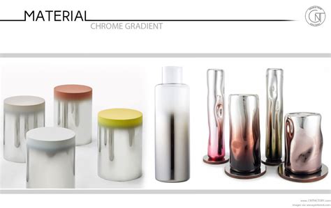 Chrome Gradient Automotive Color Trim Materials