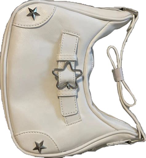 White Star Bag Y2k Leather Retro Bag Vintage Style In 2024 Retro