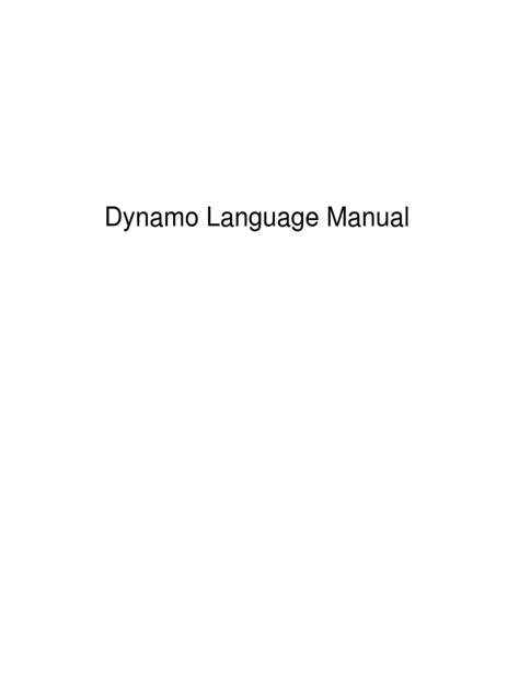 dynamo language guide version 1 pdf euclidean vector boolean data type