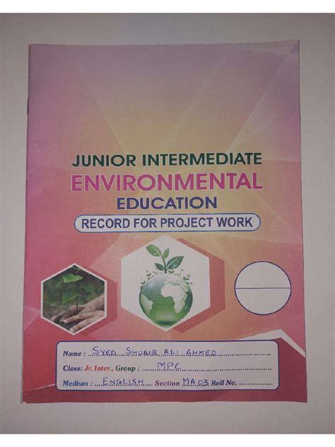 Evs Project Model Pdf