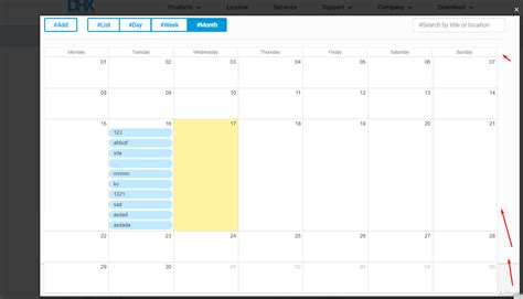 If There Are More Events Than The Size Of Day Box In The Month View