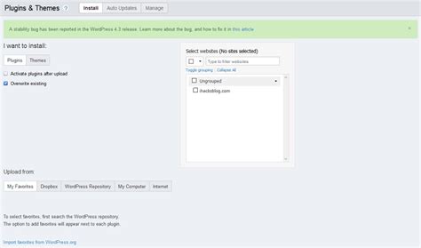 how to easily manage multiple wordpress sites