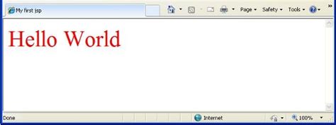 JSP Servlets A Servlet Example