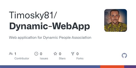 Github Timosky81dynamic Webapp Web Application For Dynamic People