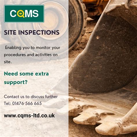 Cqms Siteinspection Site Sitemanager Construction Safety Healthandsafety Monitoring