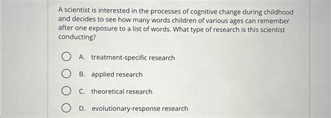 Solved A scientist is interested in the processes of | Chegg.com