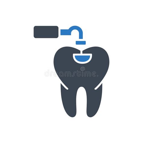 Dental Treatment Process Icon Stock Vector Illustration Of Procedure