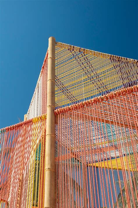 Woven House Colorful Rope Installation Artofit
