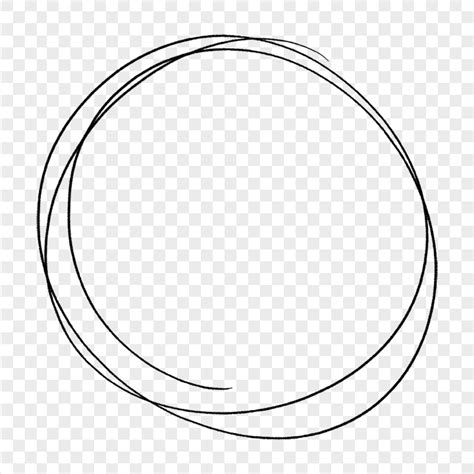 Doodle Sketch Lines Black Circle Hd Png Citypng