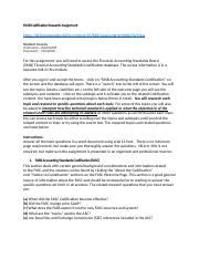 FASB Research Assignment Instructions 1 FASB Codification Research Course Hero