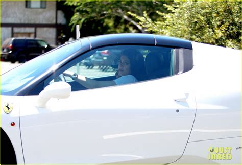 Tyga Ferrari Tyga Ts Kylie Jenner With A Brand New Ferrari At