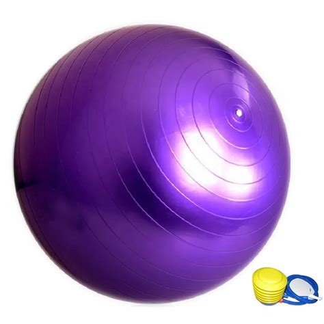 75cm Yoga Exercise Ball Blue Artofit