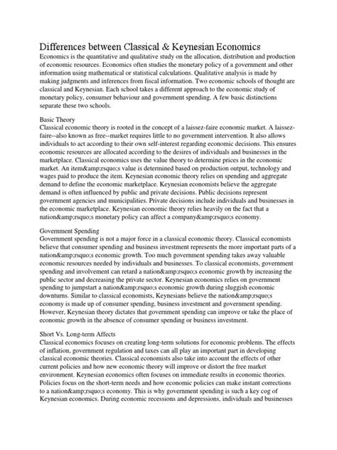 Pdf Differences Between Classicaldocx Dokumentips