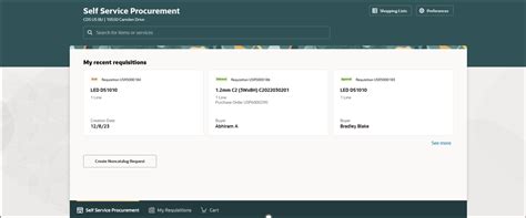 Responsive Self Service Procurement Not Able To Create Inventory Requisitions — Cloud Customer