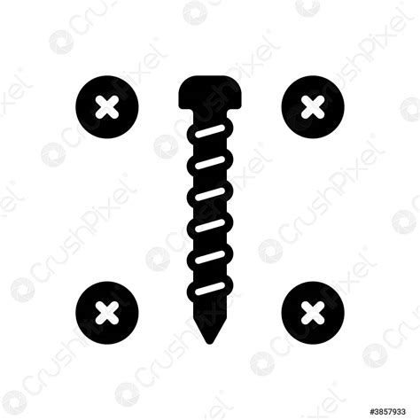 Screw Stock Vector Crushpixel