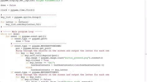 Pygame OOP Keyboard YouTube