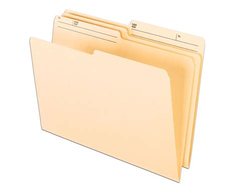 File Folder 1 2 Cut Tab 13 1 2 Pt Legal Manila